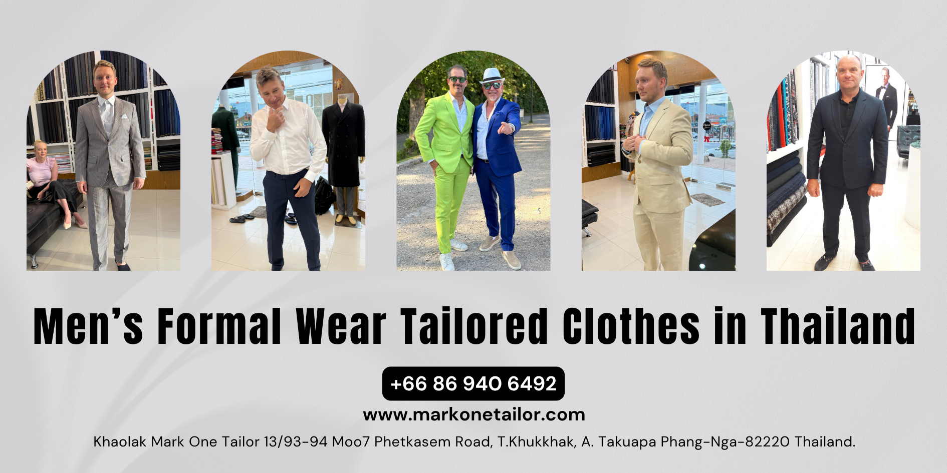 Men’s Formal Wear Tailored Clothes in Thailand » Mark One Tailor Blogs